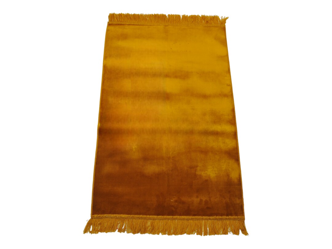 Brown Simple Prayer Mat Minimalist Design Focused Prayer Mat Eid Gift ...