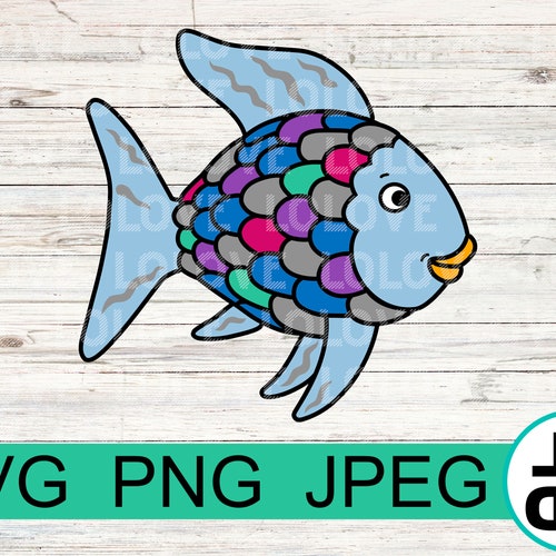 Rainbow Color Fish BUNDLE SVG Cricut Cut Files Silhouette - Etsy