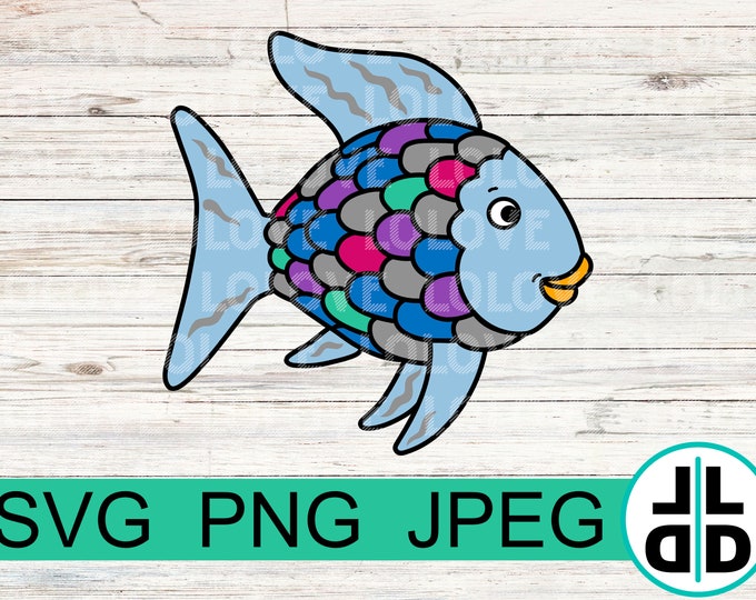 Fish Clipart Colorful Fish Clip Art Fishing Clipart Digital - Etsy Israel