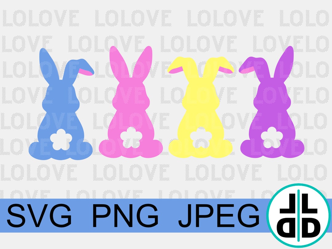 Easter Bunny SVG, Easter Svg, Bunny Rabbit Svg, Cricut and Silhouette ...