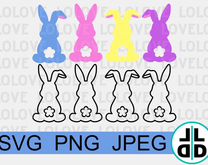 Easter Bunny SVG, Peep SVG, Cute Peeps Svg, Bunny Clip Art, Bunny Face ...