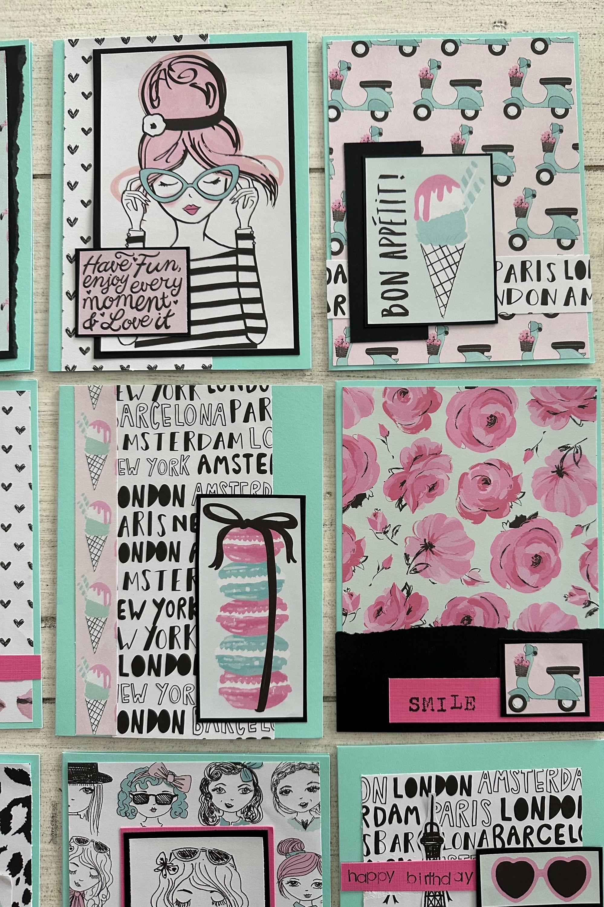 Card Set of 15 Handmade 5 X 7 Cards / Send Personal Cards Set 28 ...