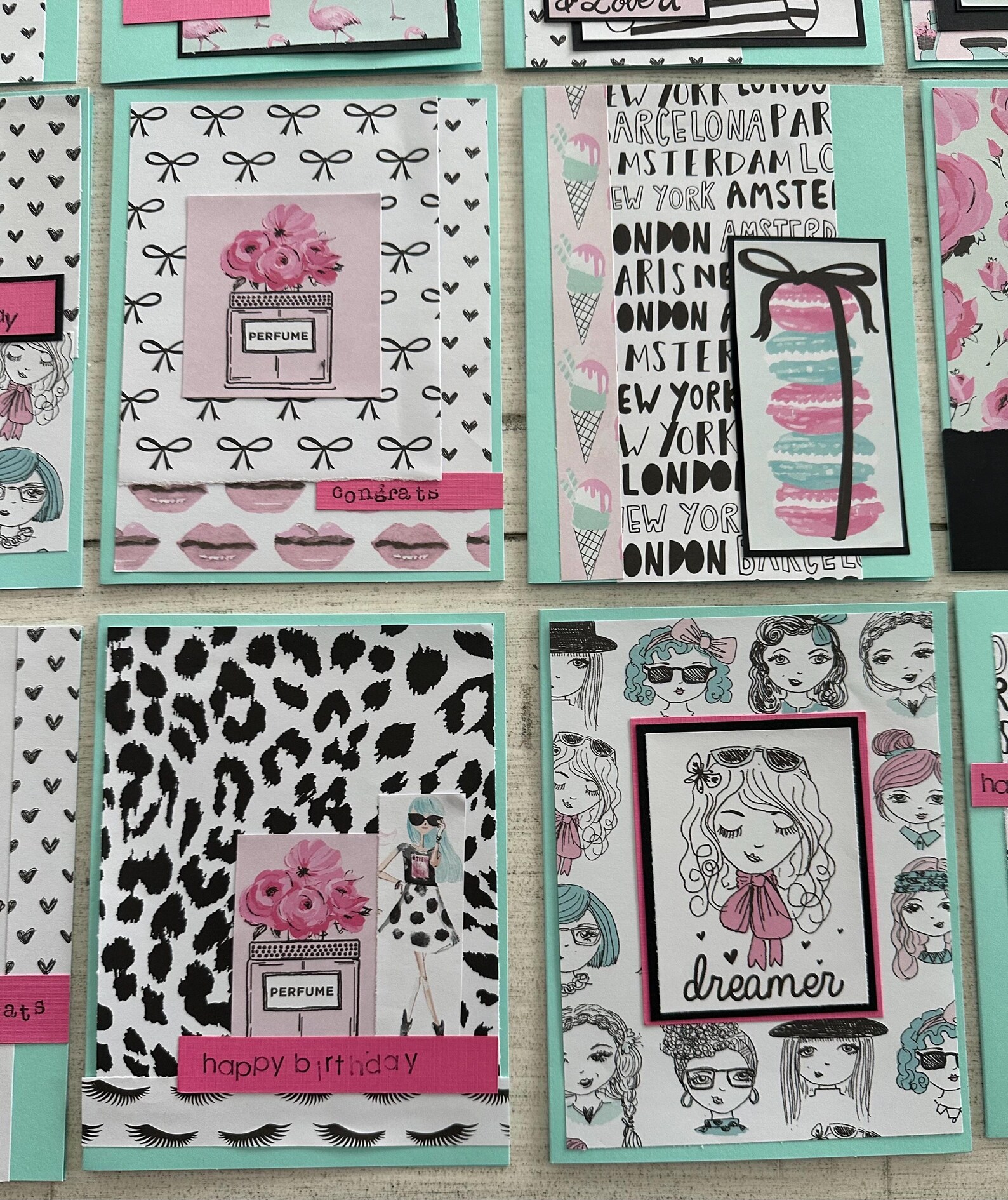 Card Set of 15 Handmade 5 X 7 Cards / Send Personal Cards Set 28 ...