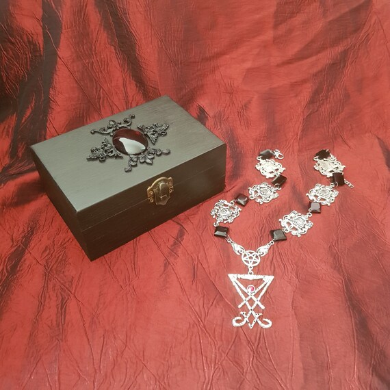 Necklace With Lord Lucifer Storage Box - Etsy