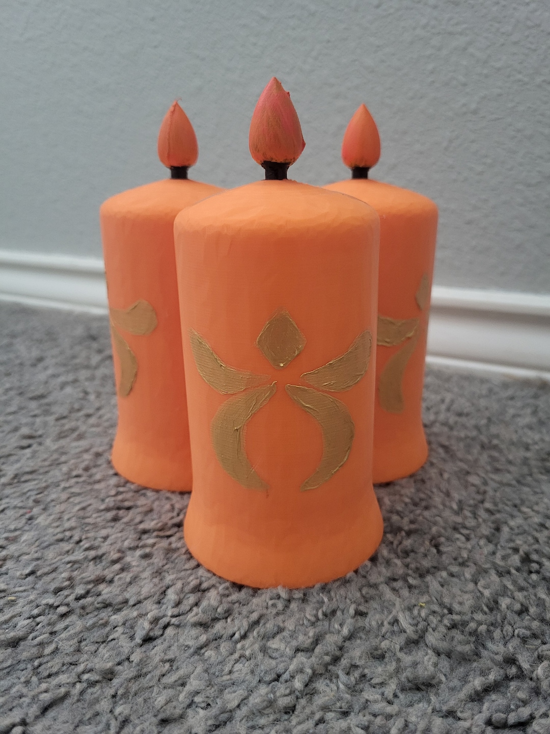 3D Printed/painted Sky: Children of the Light Seasonal Candle Prop - Etsy