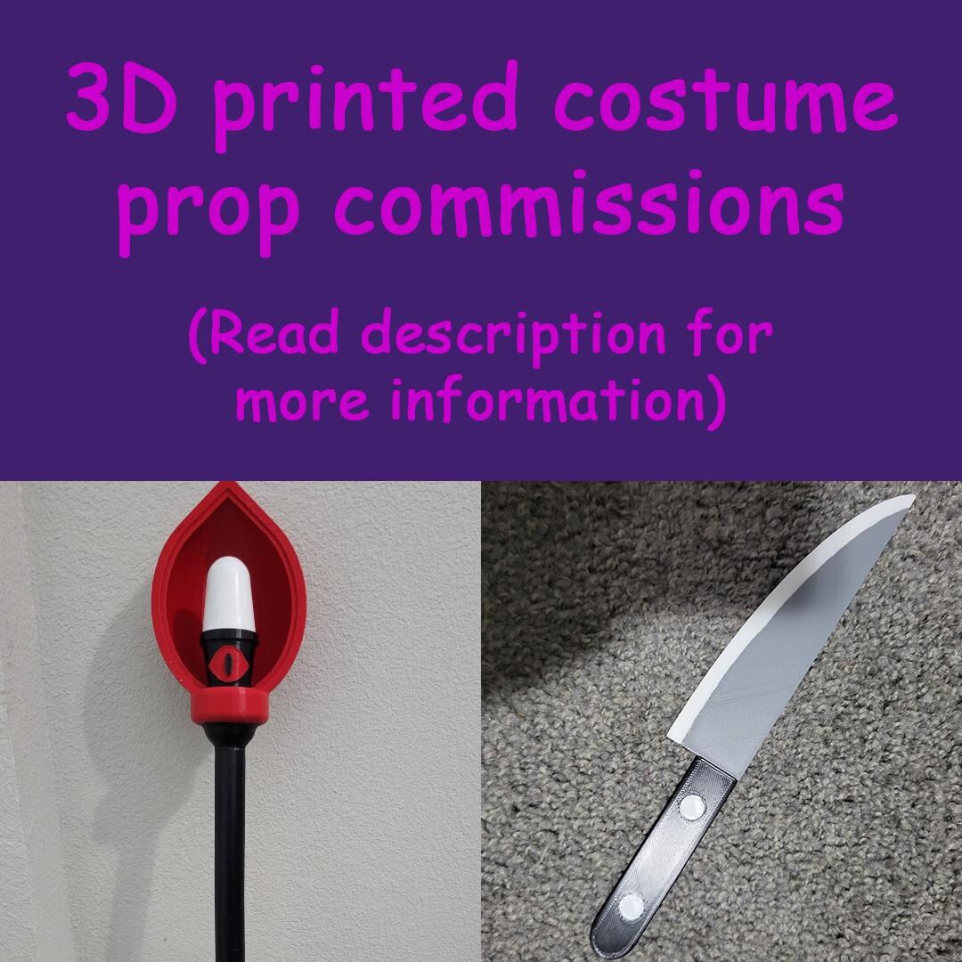 Custom 3D Printed Costume Prop Commissions - Etsy