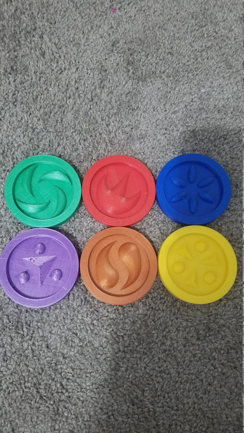 Legend of Zelda Ocarina of Time Sage Medallions 3D Printed - Etsy