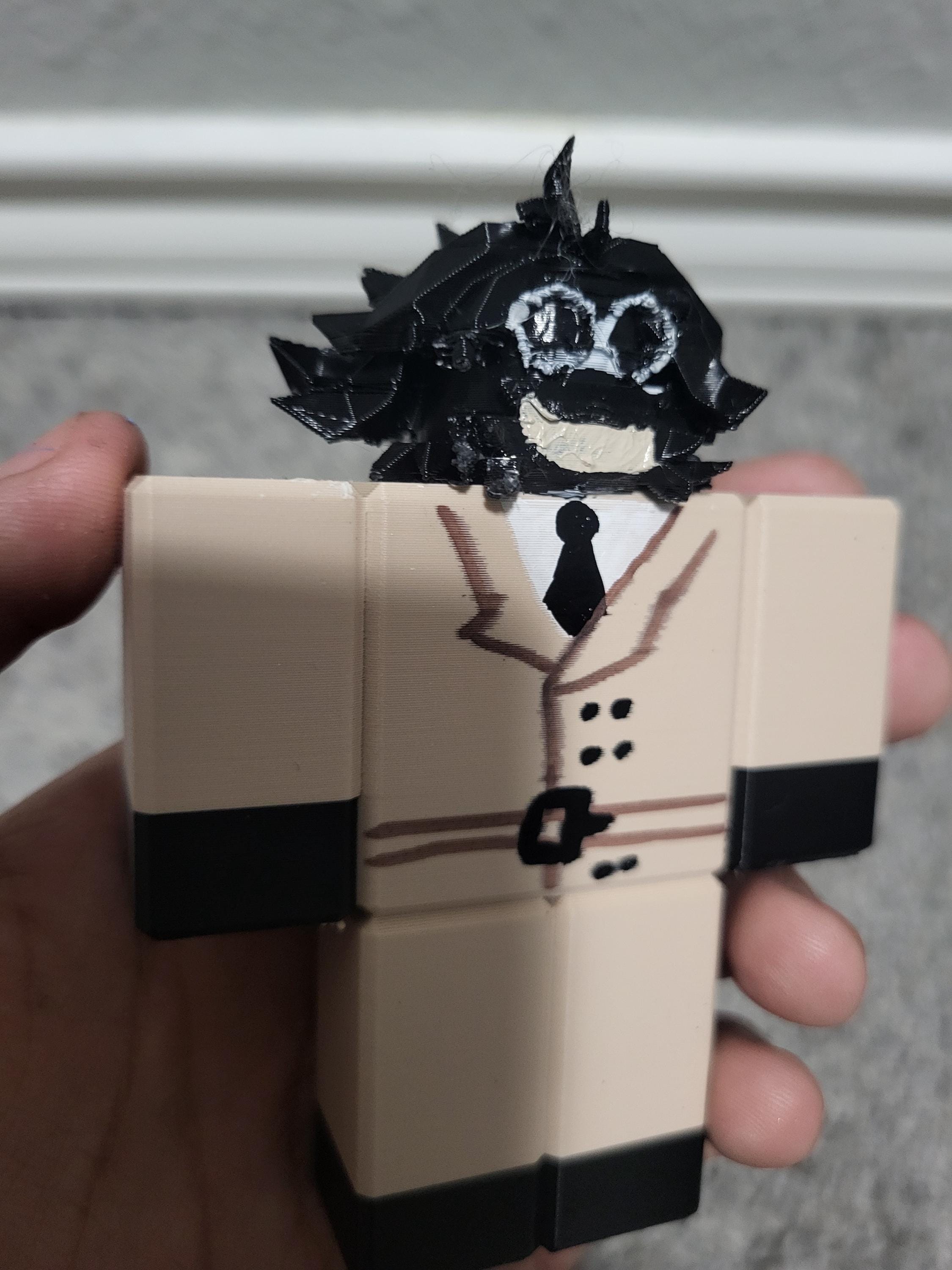 BIVE -- 3D Printed + Painted 5 Inch ROBLOX Regretevator Figure - Etsy