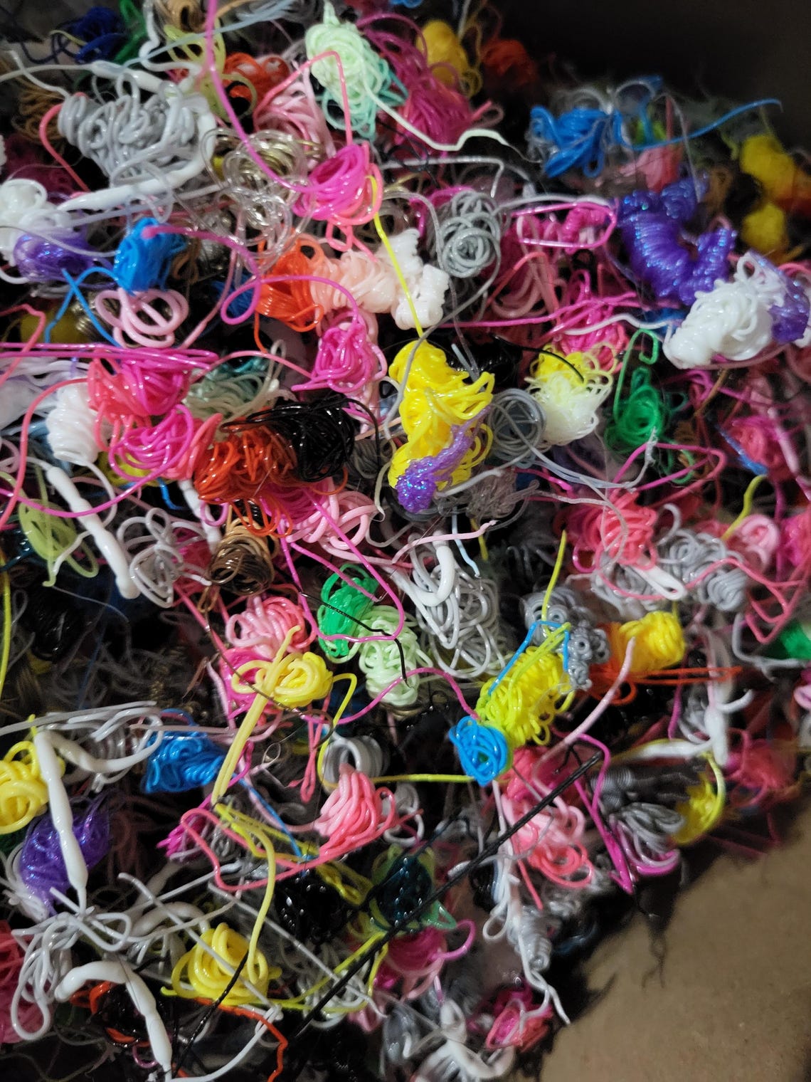 3D Printer PLA Filament Poop Scraps Waste for Crafts, Molding, Etc. - Etsy