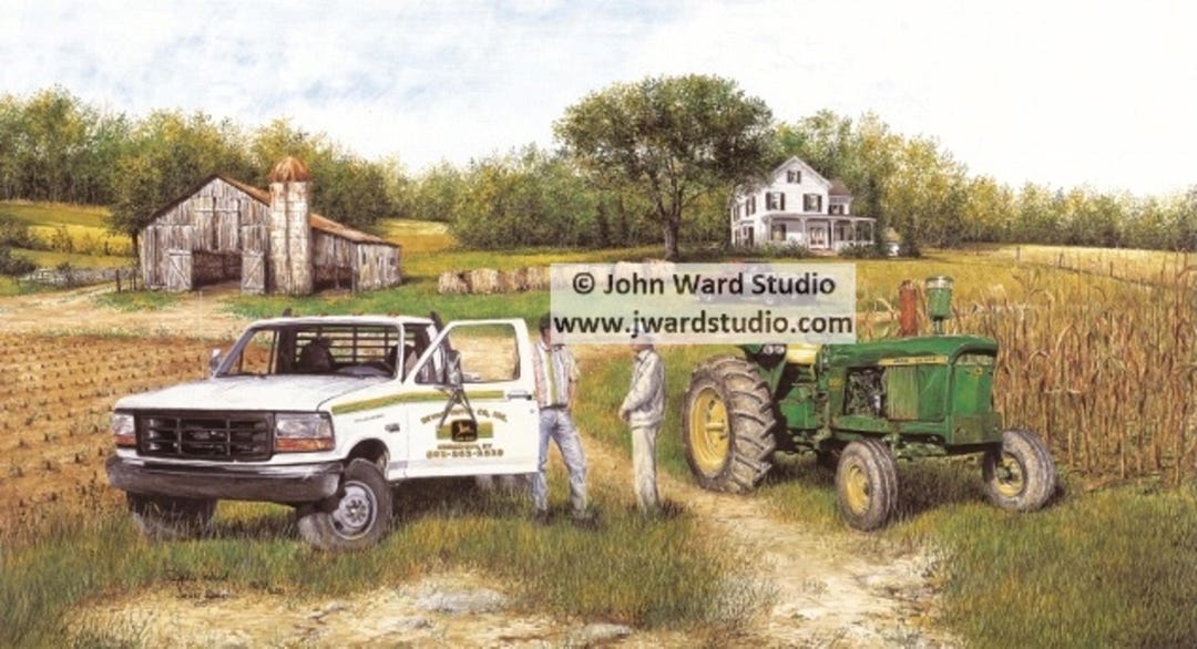 The Tradition Continues John Deere Art Print by John L. Ward, John ...