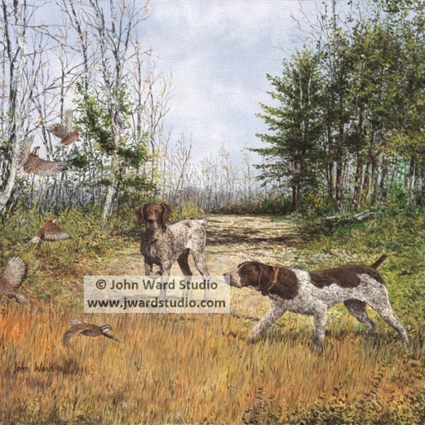 German Shorthair Painting - Etsy