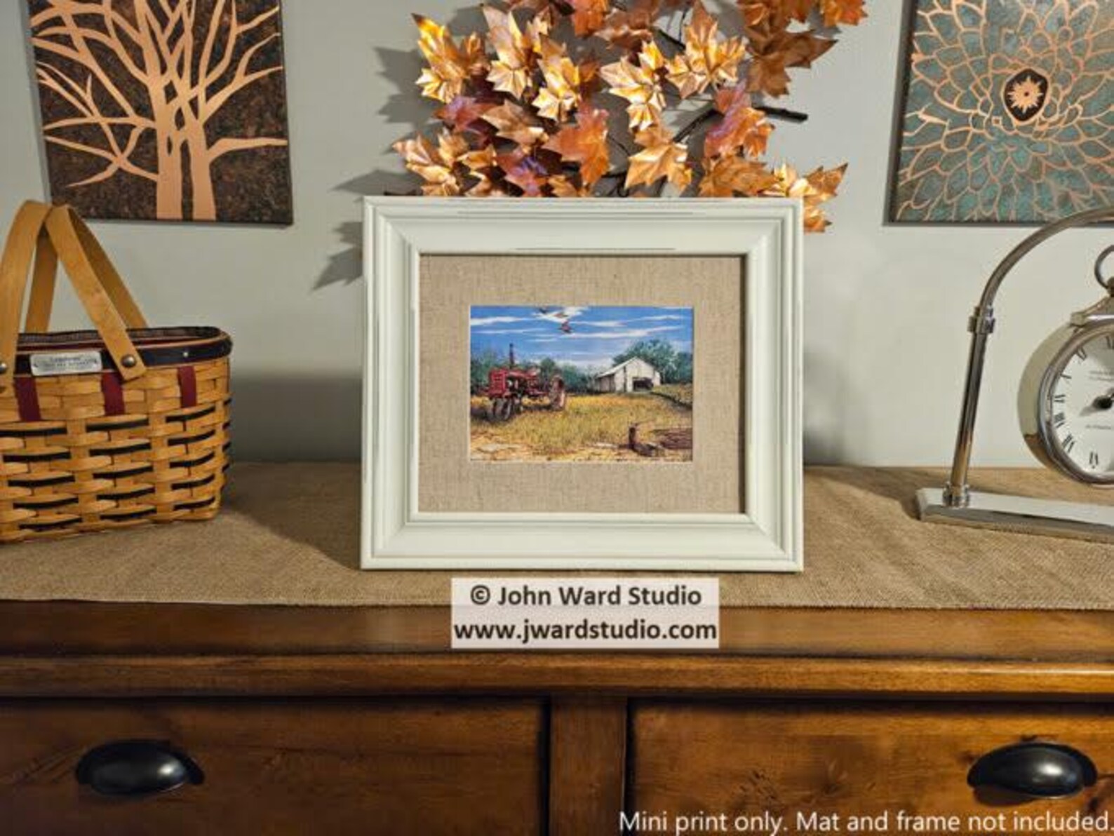 Housing Time Art Print by John L. Ward, Farmall Tractor Art, Tobacco ...