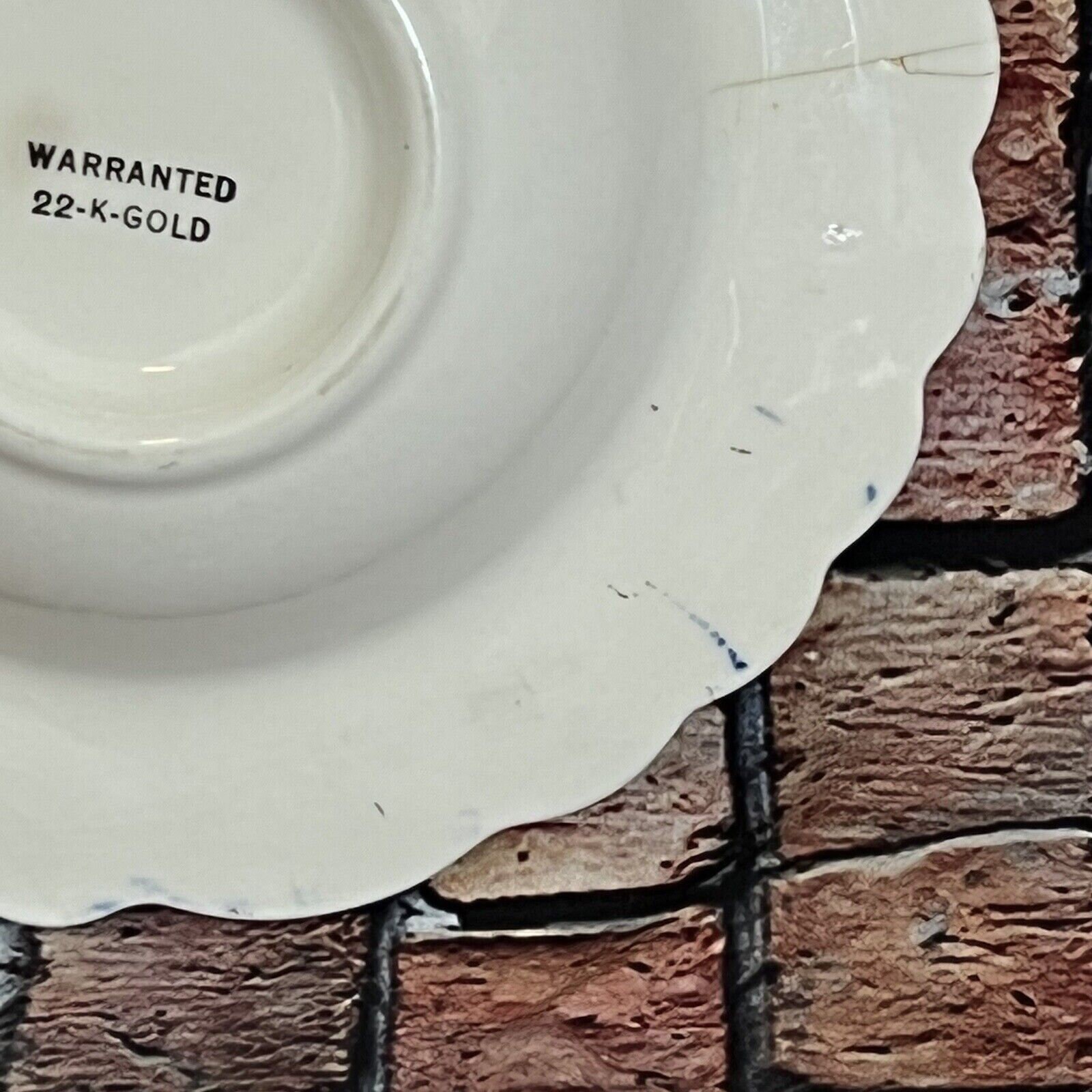 Vintage Leigh Potters Leigh Ware Leighware 5.5" Low Saucer Bowl 22k ...