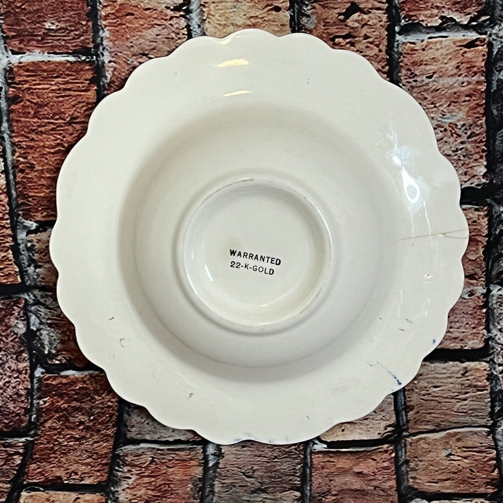 Vintage Leigh Potters Leigh Ware Leighware 5.5" Low Saucer Bowl 22k ...
