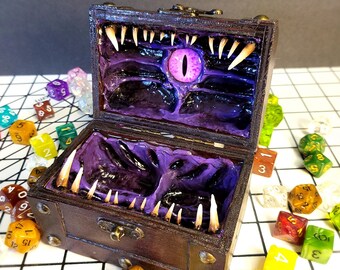 Red Brown Arched Wood Mimic Box - Etsy