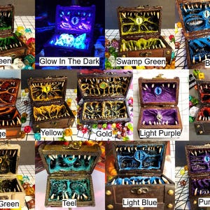 Red Brown Arched Wood Mimic Box - Etsy