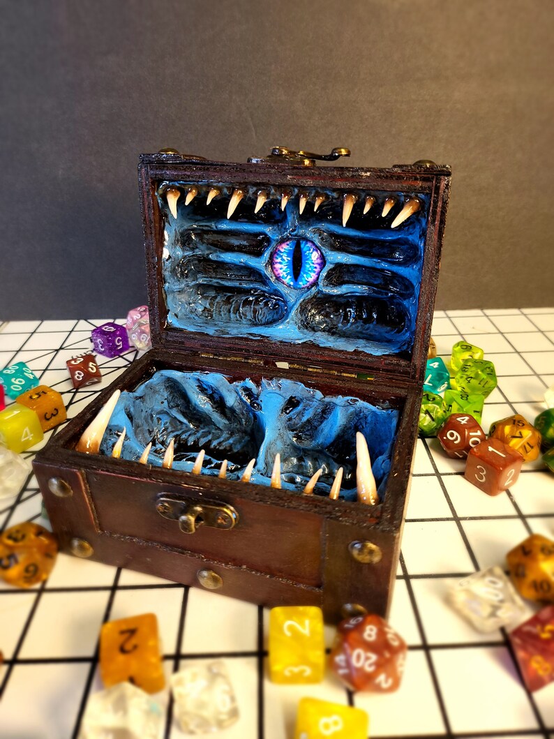 Red Brown Arched Wood Mimic Box - Etsy