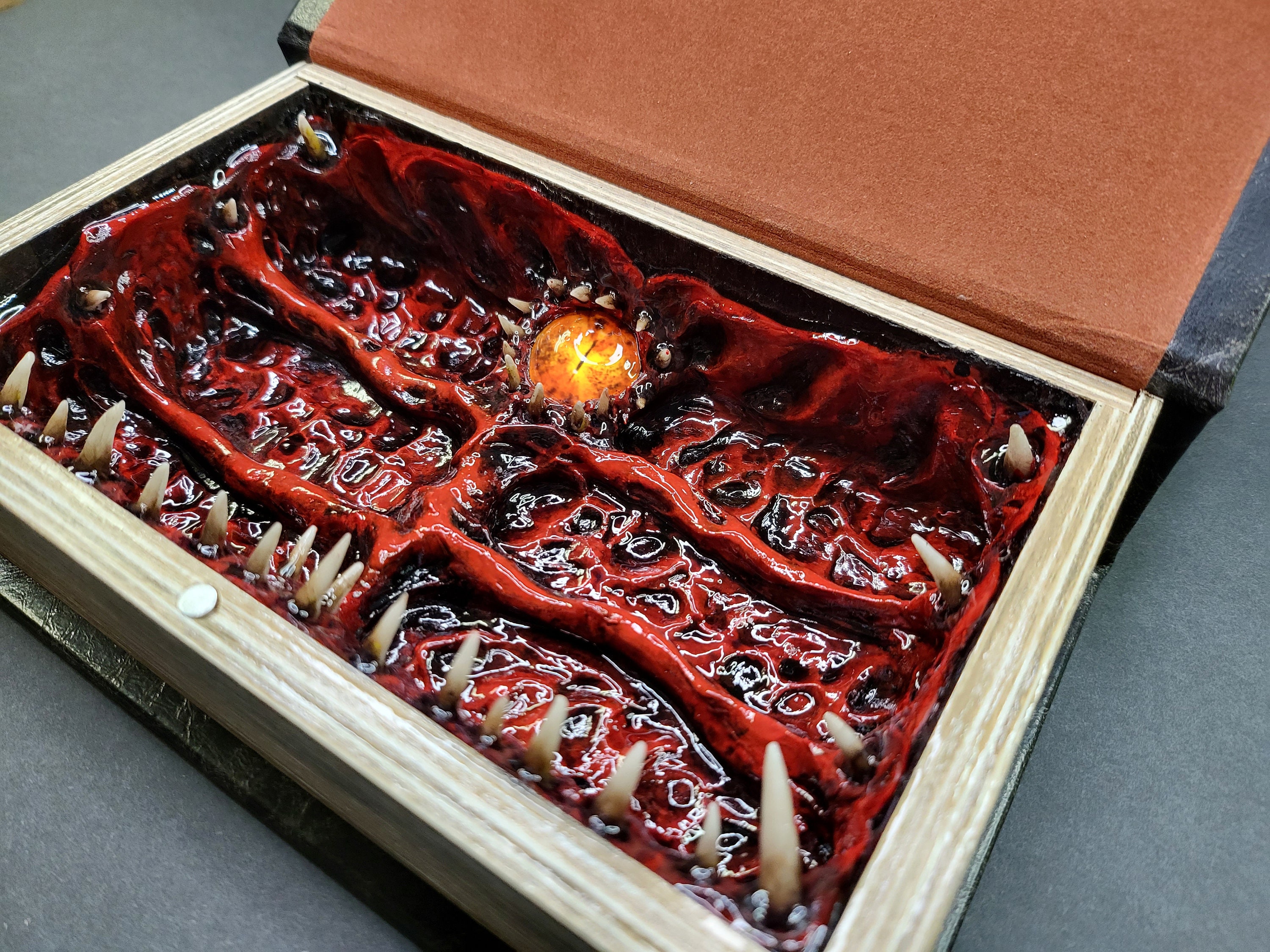 Book Mimic W/ Rib Cage & Extra Teeth - Etsy