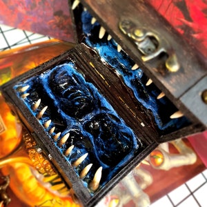 Red Brown Arched Wood Mimic Box - Etsy