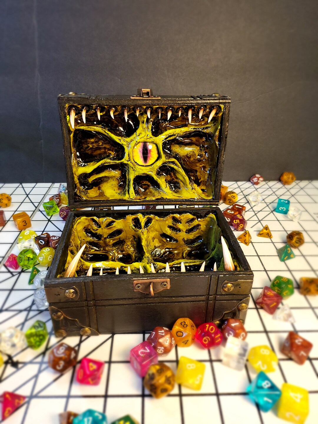 Medium Black Etched Mimic Box (tentacles & Standard Base W/pressure) - Etsy