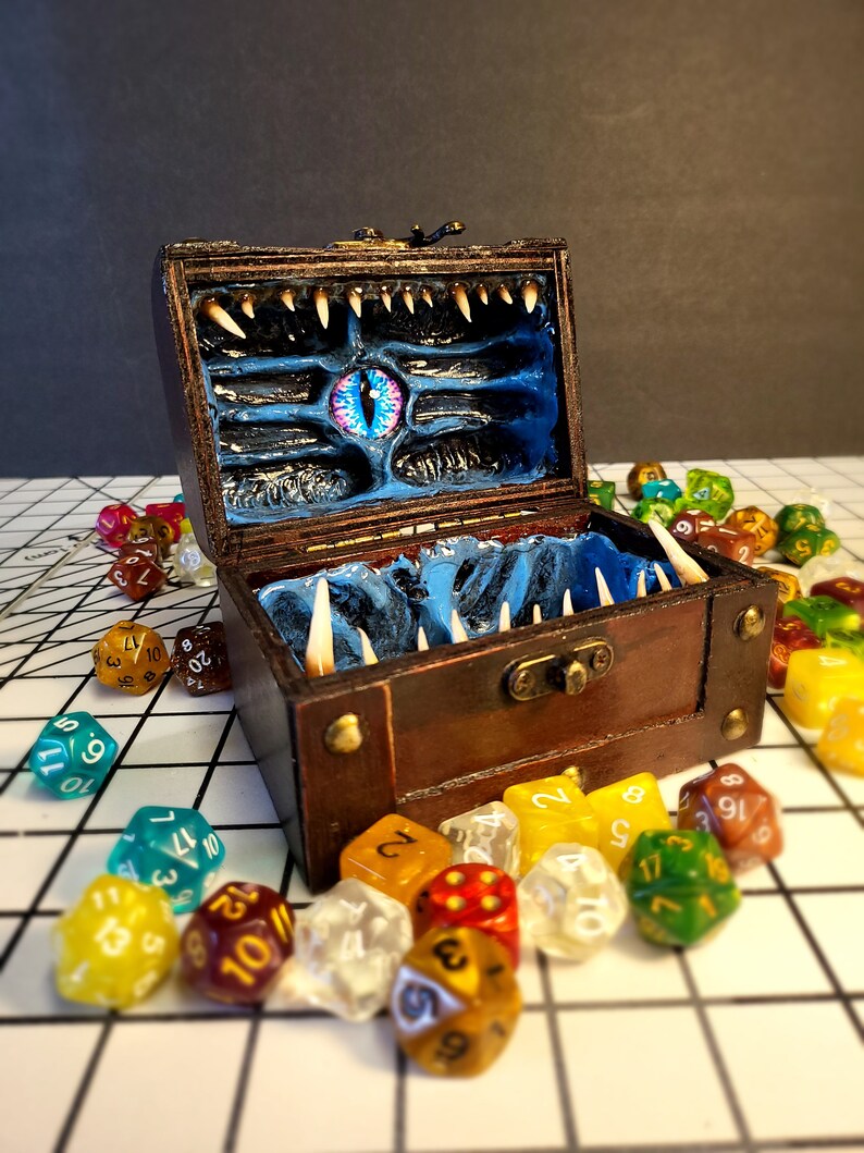 Red Brown Arched Wood Mimic Box - Etsy