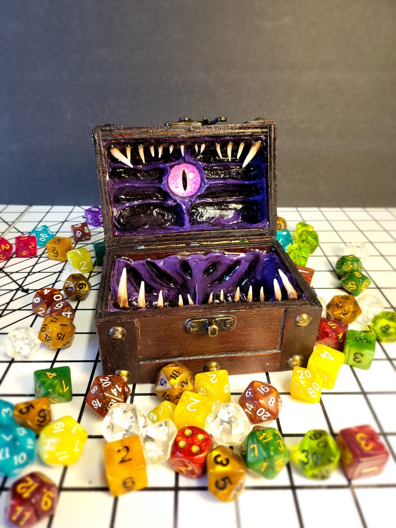 Red Brown Arched Wood Mimic Box - Etsy