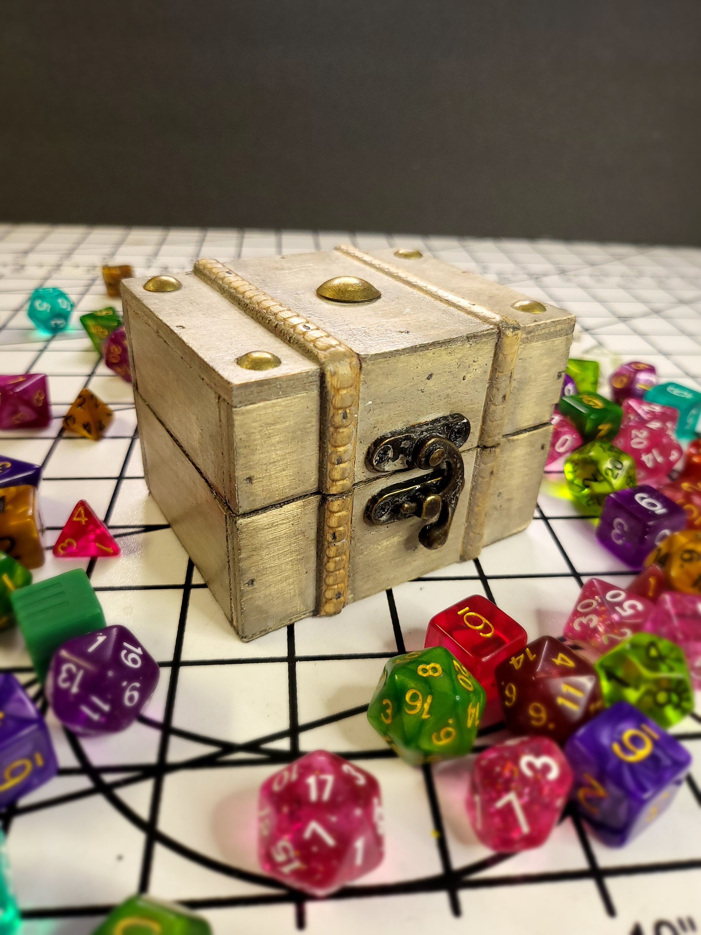 Open Lung Style Mimic - Small White Mimic Dice Box - Etsy