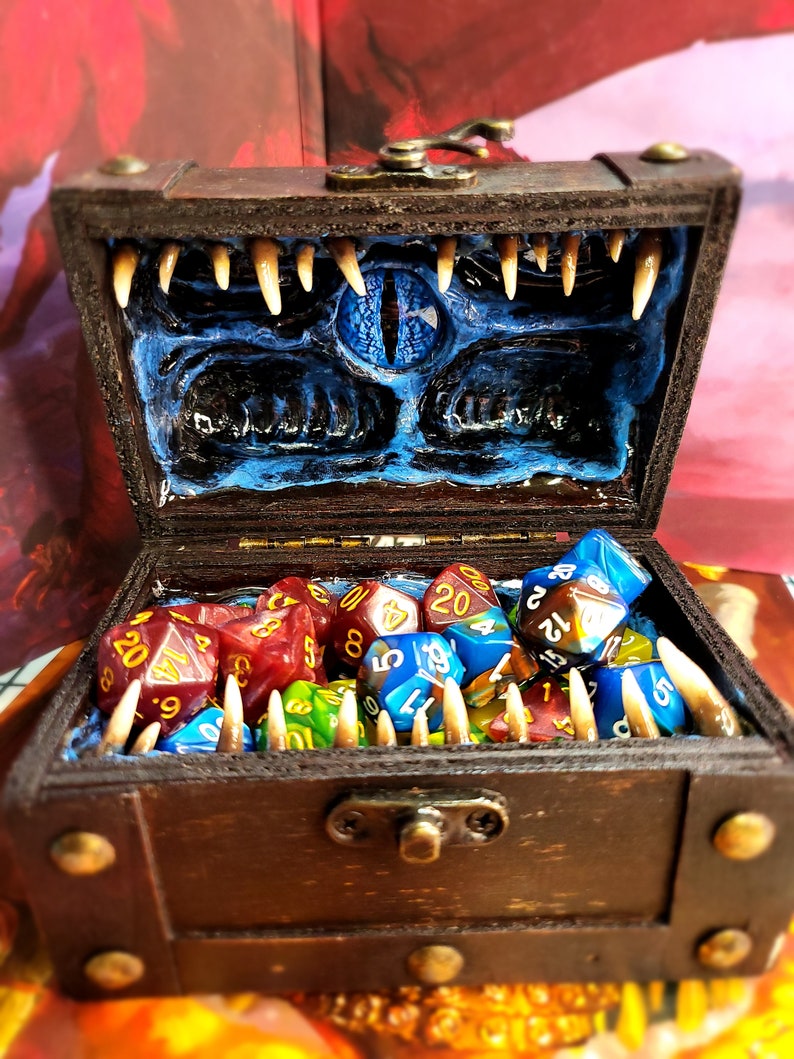 Red Brown Arched Wood Mimic Box - Etsy