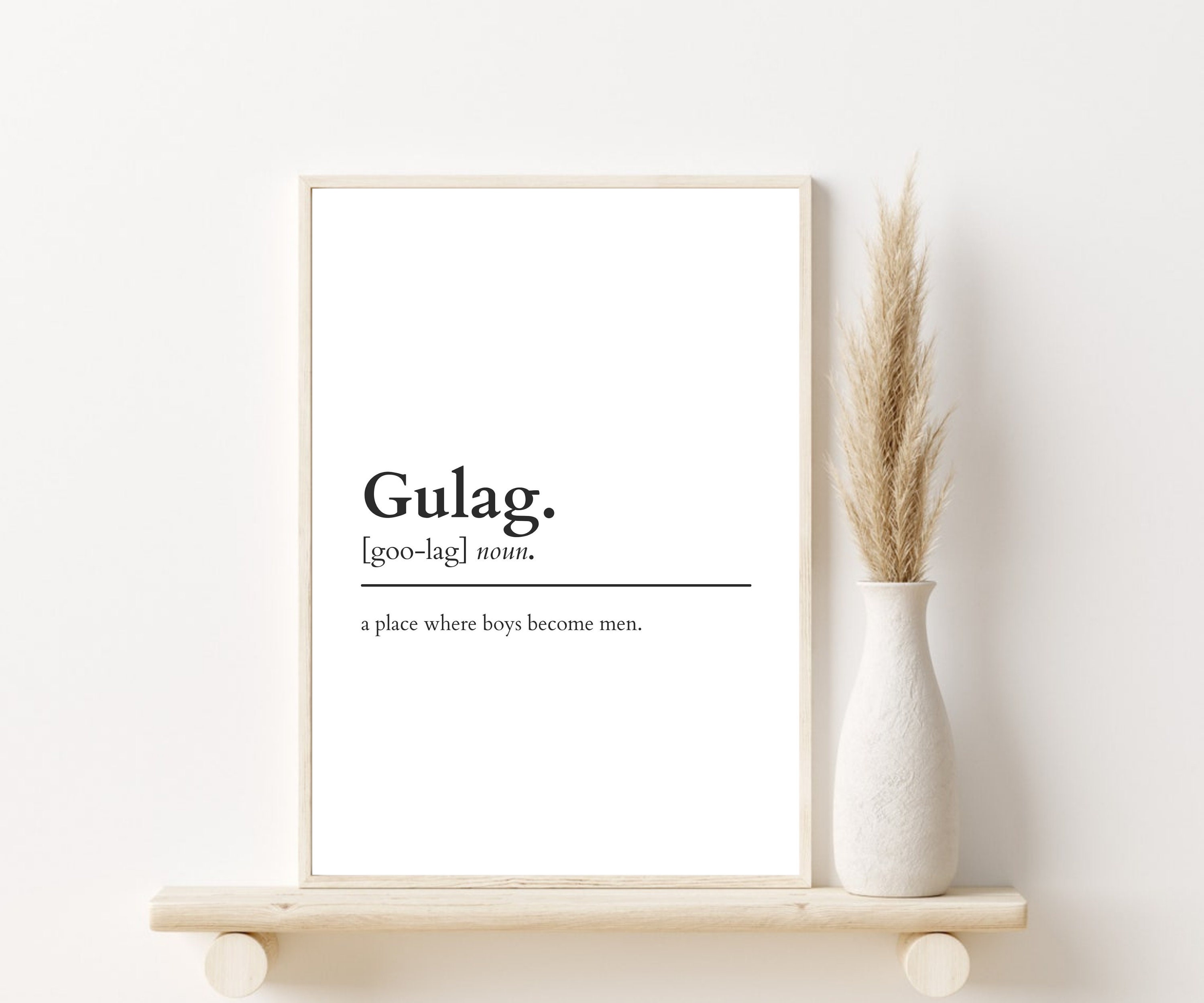 Gulag Definition Print | Game Room Decor (digital Download) - Etsy