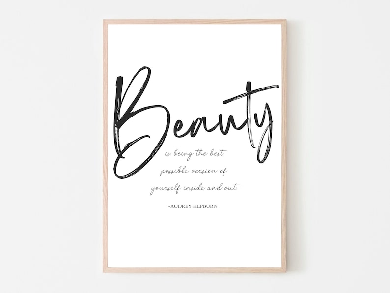 Beauty Definition Print Beauty Quotes Dictionary Style - Etsy
