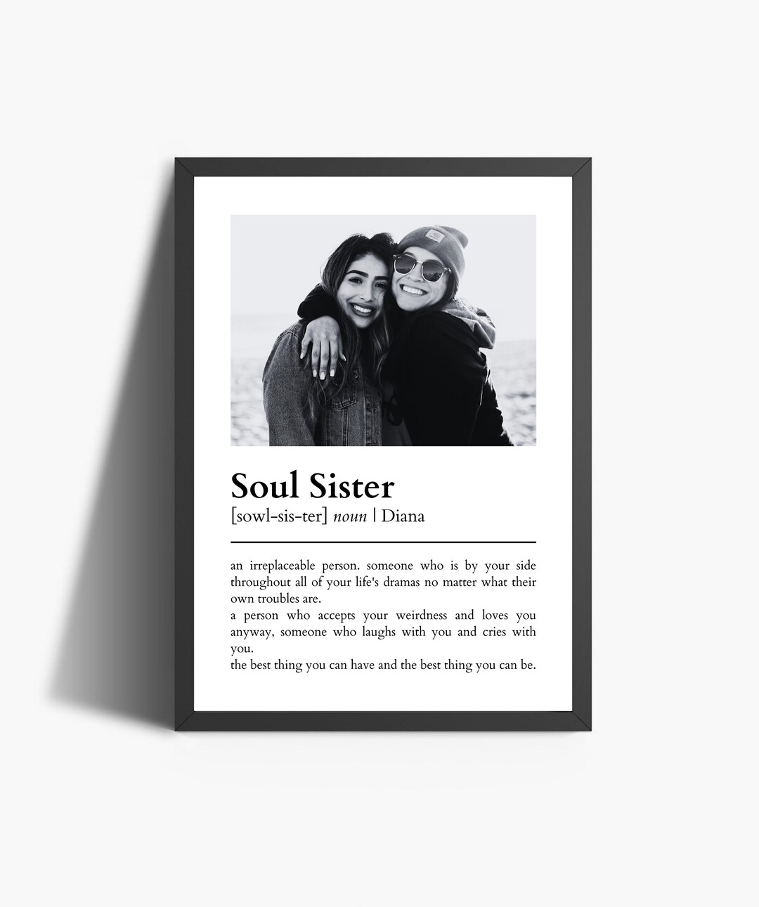 Soul Sister Print Personalized Gifts Bestie Birthday Gift - Etsy