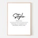 Style Definition Print: Fashion Wall Art (digital Download) - Etsy