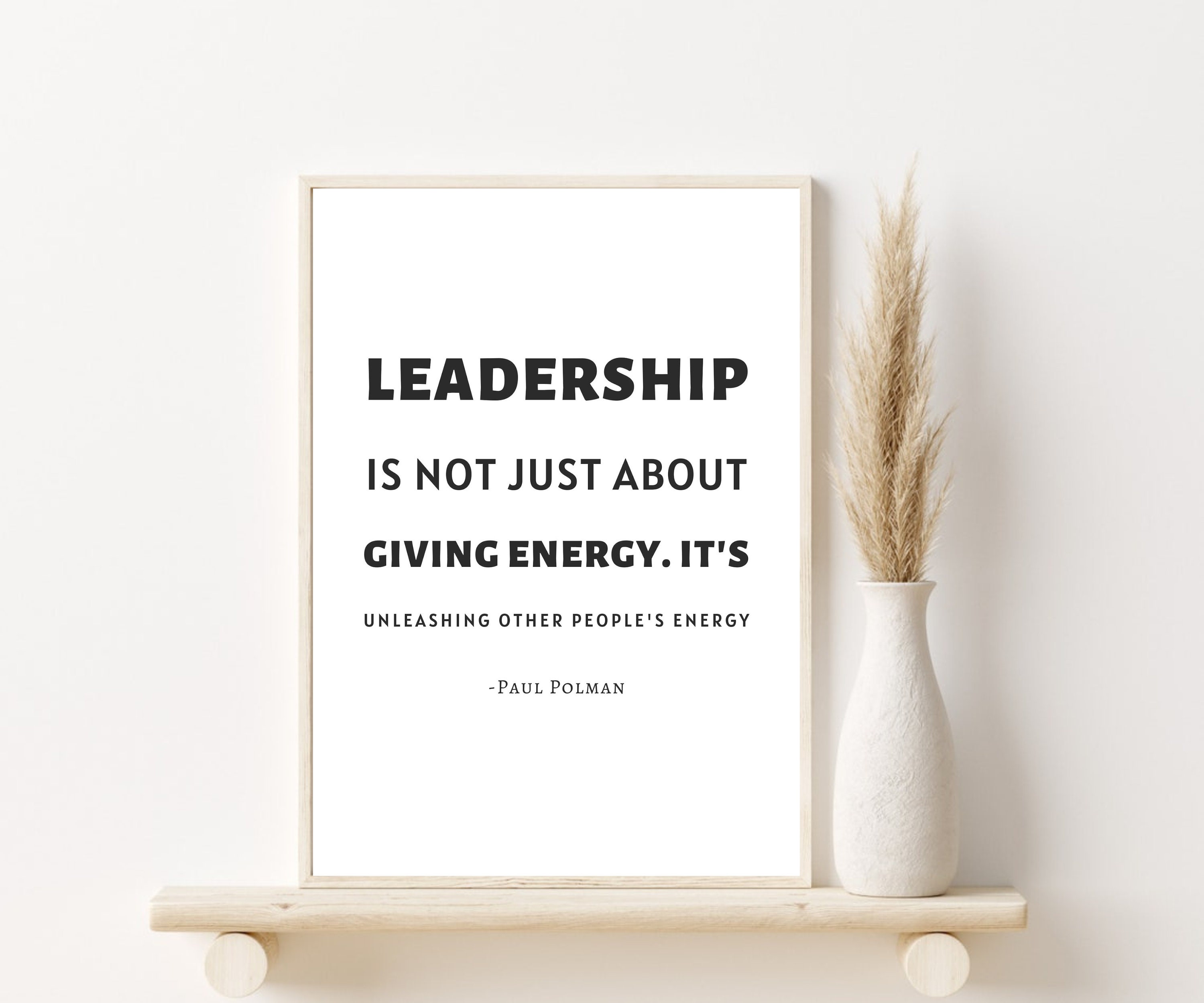 Leadership Gifts Office Decor Leadership Quotes Retirement Gifts Boss ...