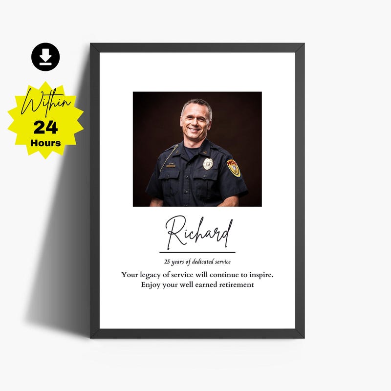 Police Retirement - Etsy
