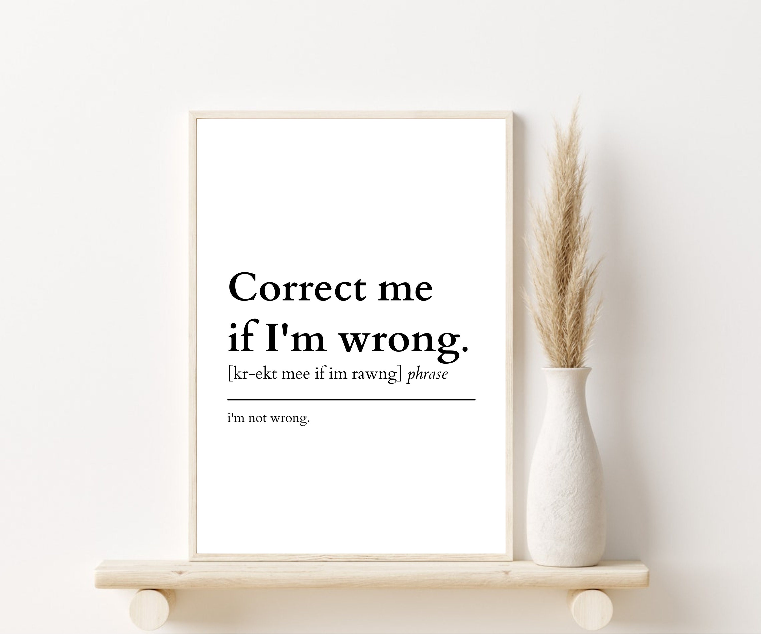 Funny Home Office Poster Email Definition Correct Me If Im Wrong Funny ...