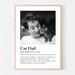 Personalized Cat Dad Definition Print, Cat Photo Gift (digital Download ...