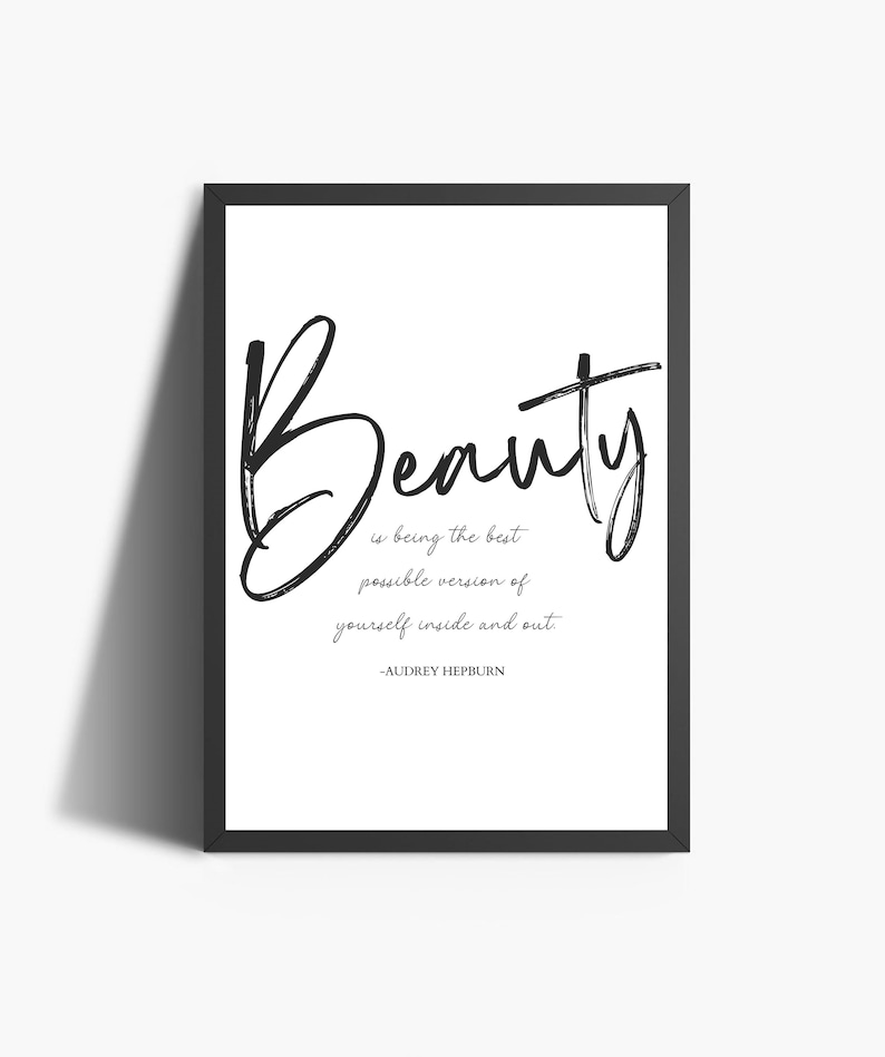 Beauty Definition Print | Salon Wall Decor (digital Download) - Etsy