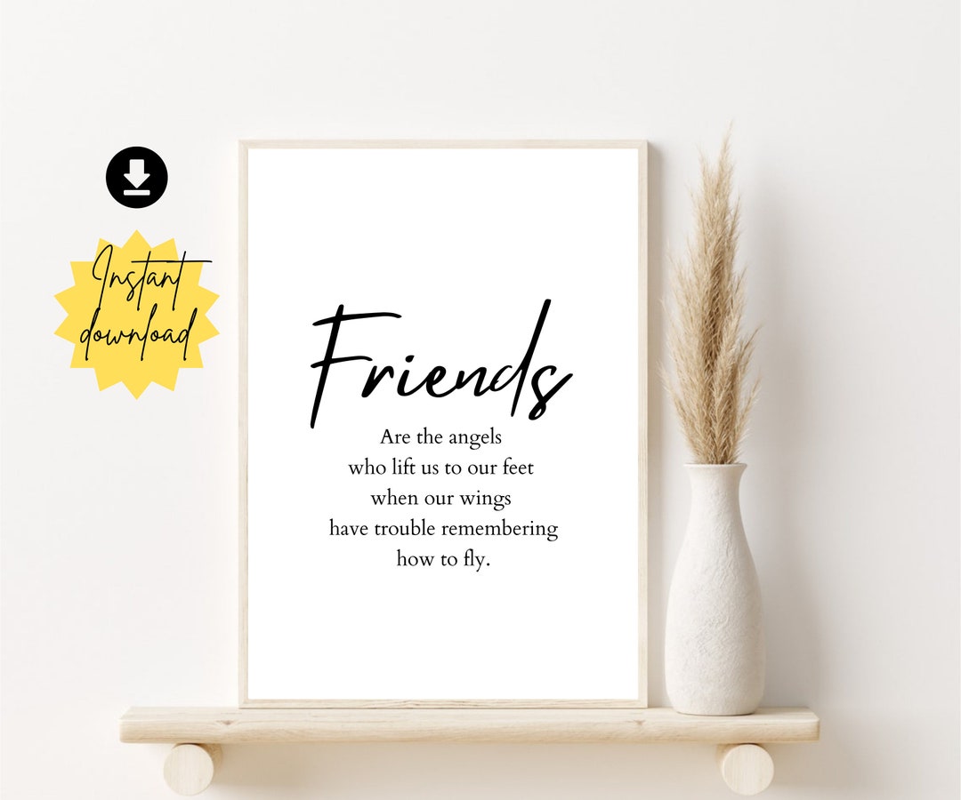 Friends Definition Print | Best Friend Prints | Bestie Gifts ...