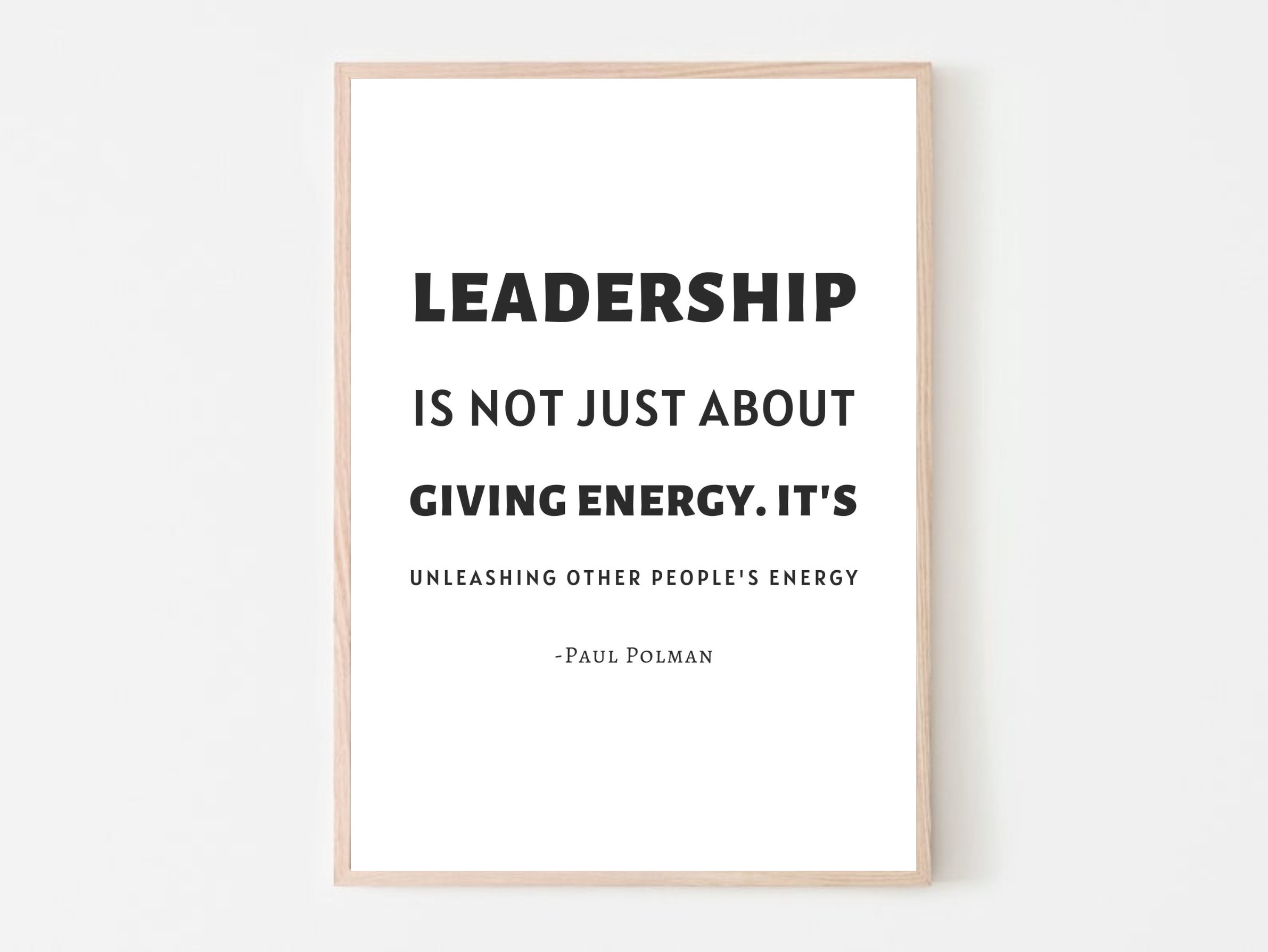 Leadership Gifts Office Decor Leadership Quotes Retirement Gifts Boss ...