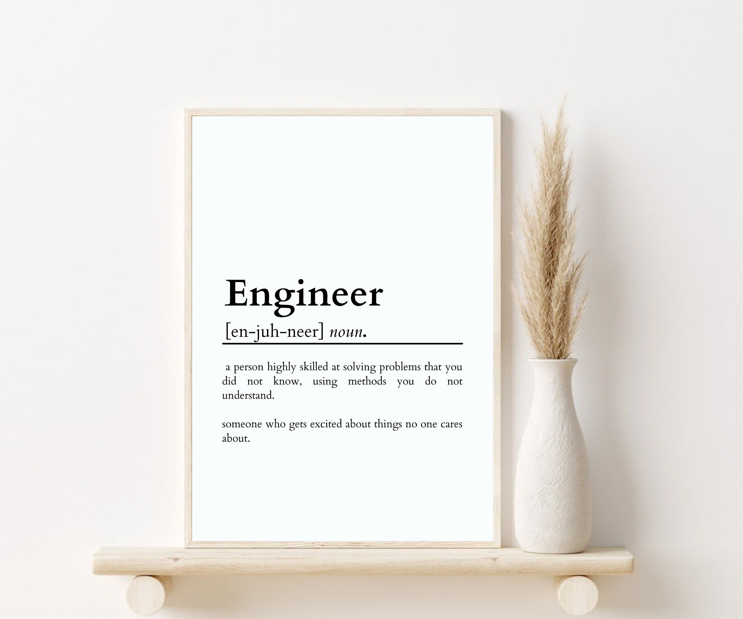 Engineer Definition Print Dictionary Style Definition Print Home Office ...