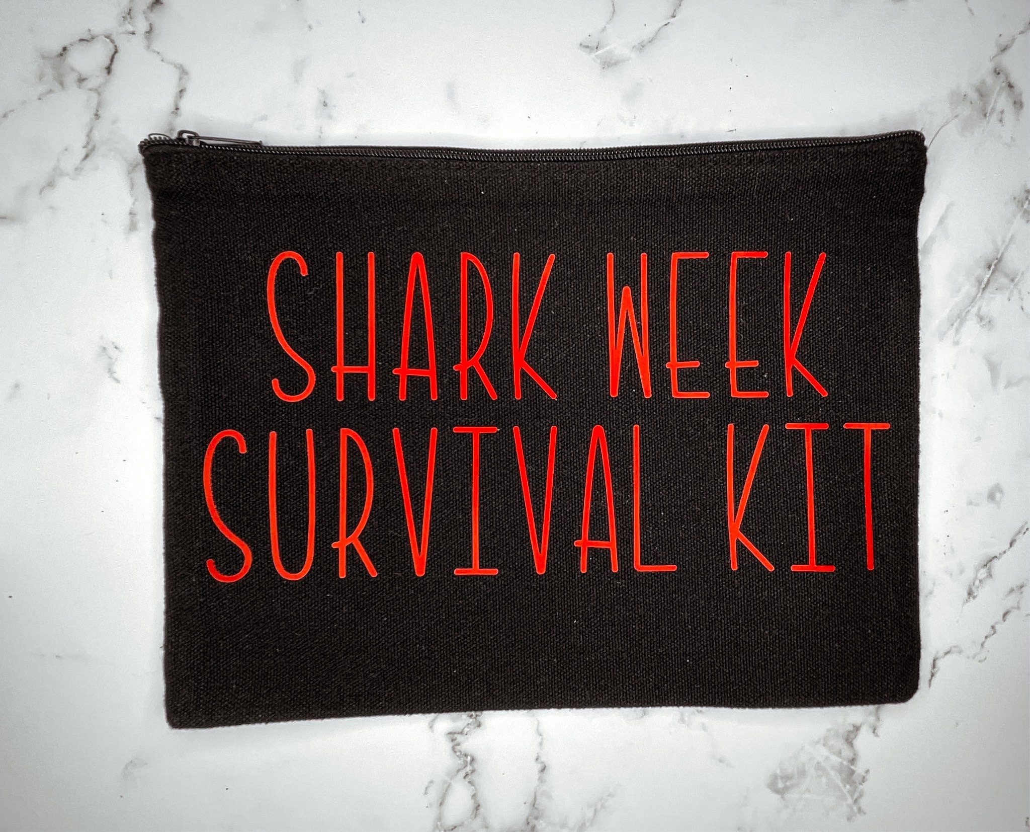 Shark Week Survival Kit Funny Period Bags - Etsy