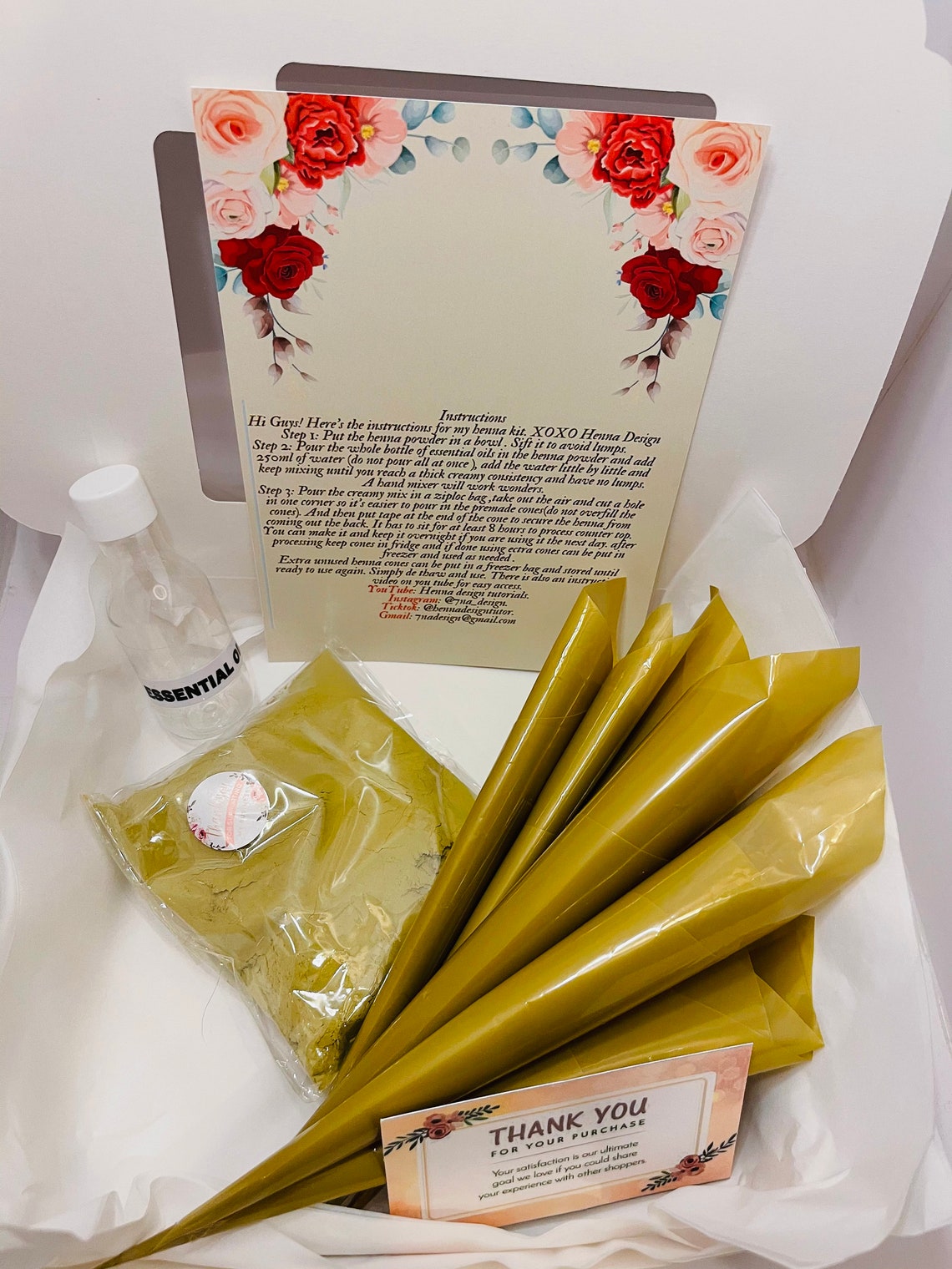 All Natural DIY Henna Kit - Etsy