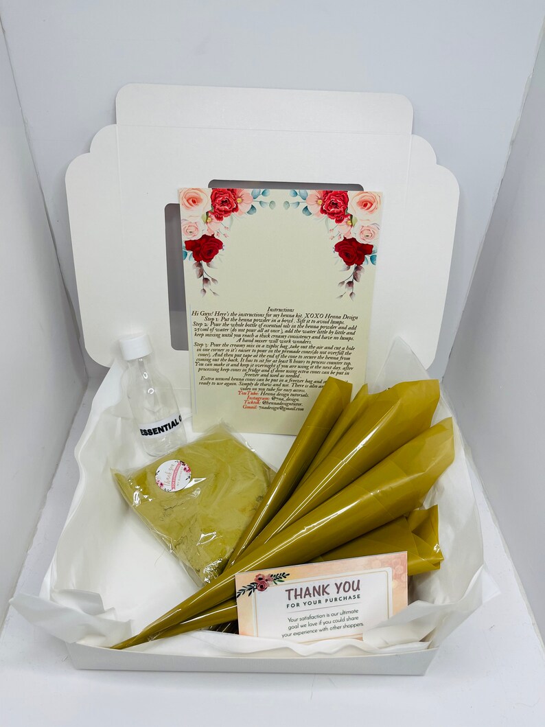 All Natural DIY Henna Kit - Etsy