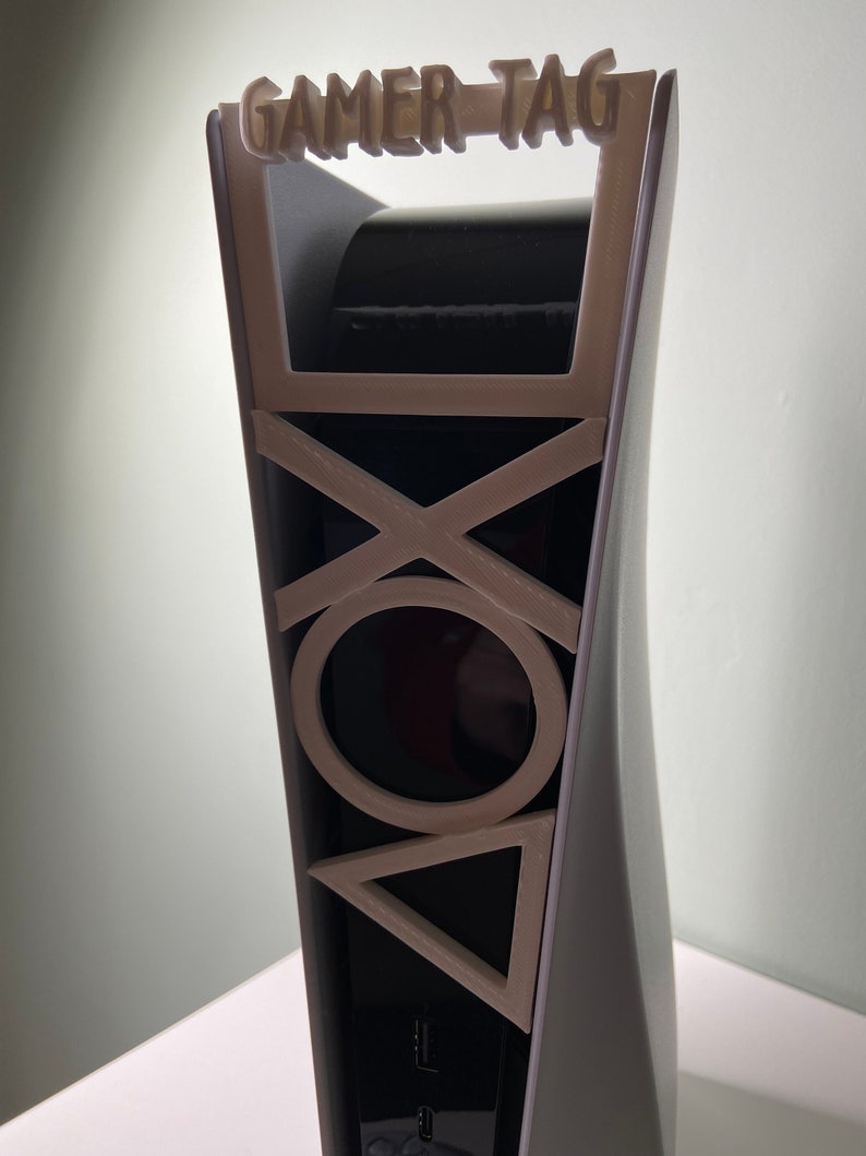 PS5 Face Plate Personalised With Gamer Tag Playstation 5 - Etsy UK