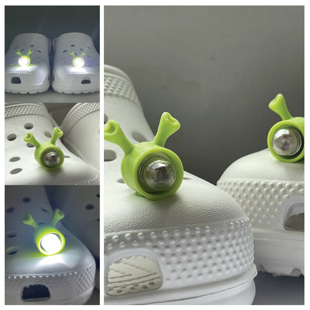 Ogre Ear Croc Headlights Crocs Lights Charm Safety Lights - Etsy UK