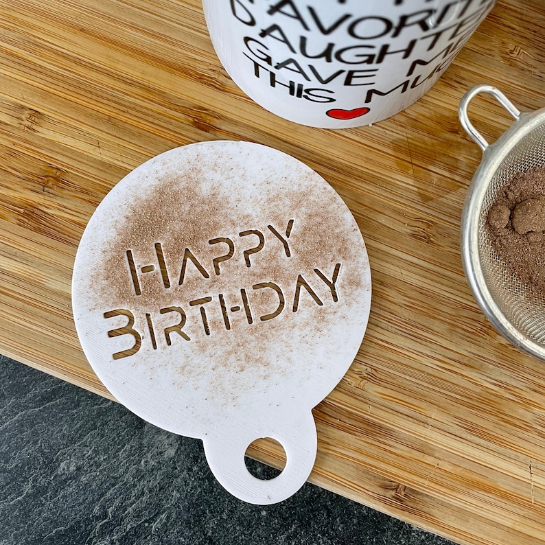 Personalized Cocktail Stencil: Custom Coffee Designer - Etsy