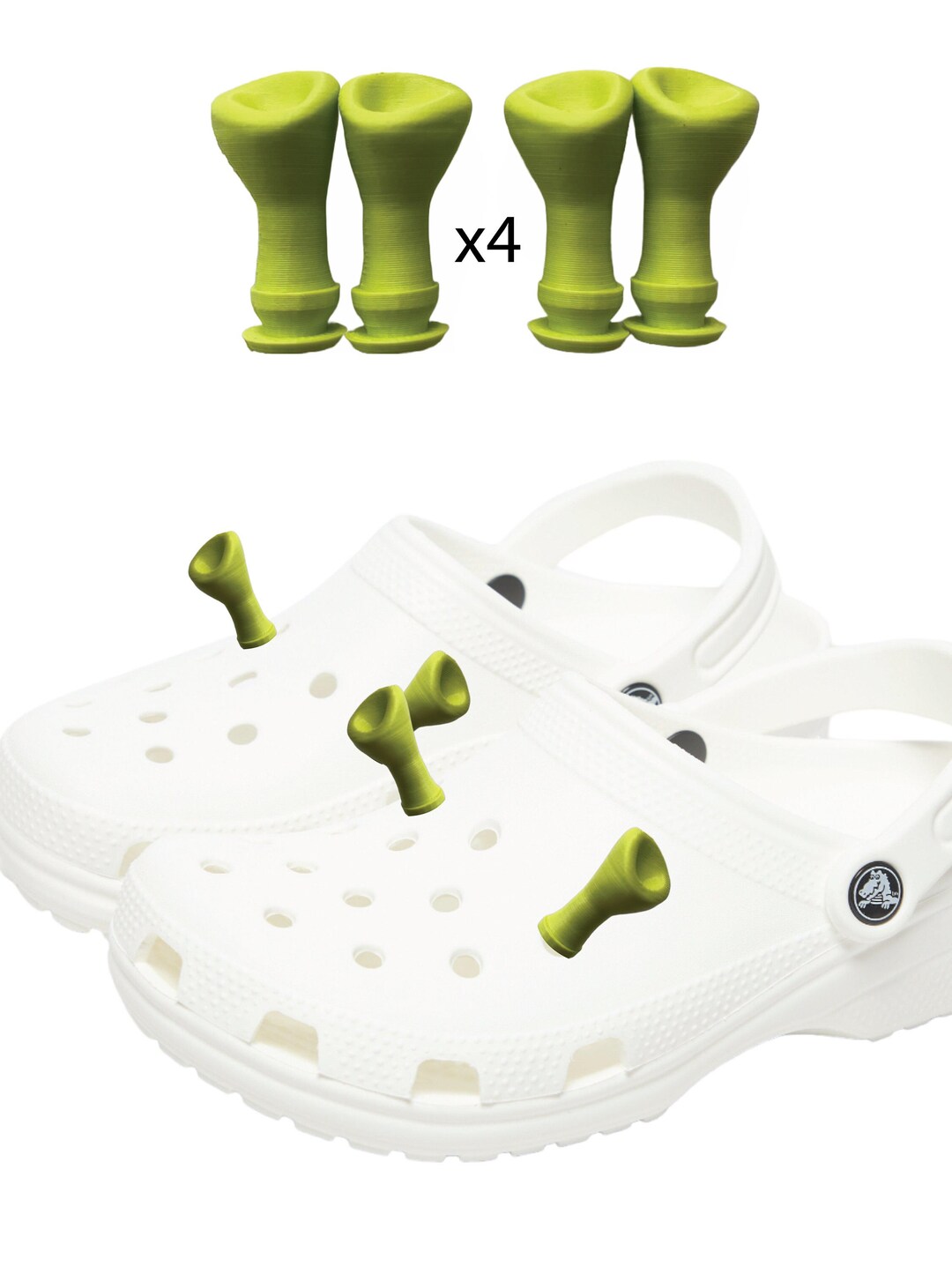 Croc Charm Ogre Ears Shrek Ears for Crocs Shoe Charms - Etsy UK