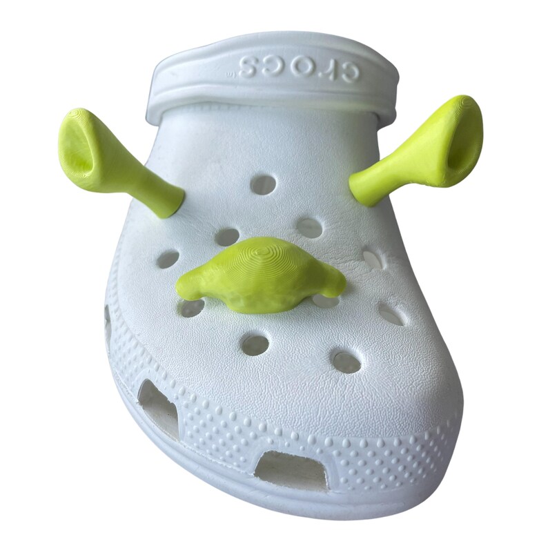 Shrek-inspired Clog Charms – Compatible With Crocs – Ears & Nose Shoe ...