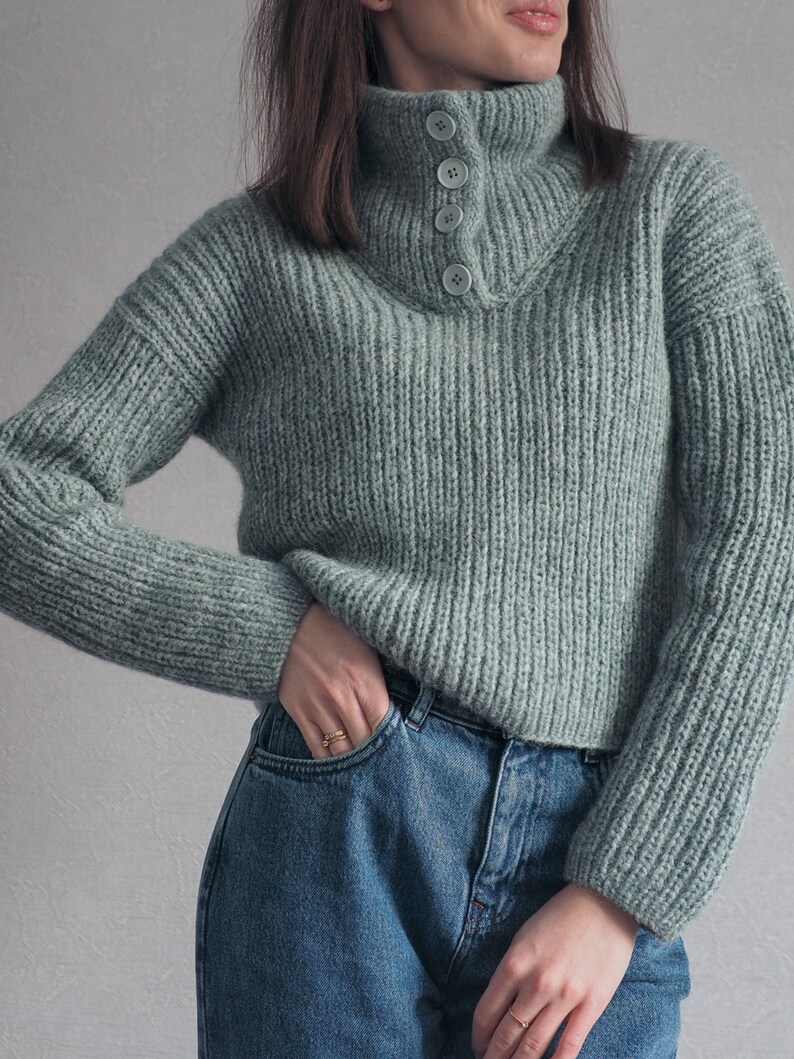 Alps Sweater PDF Knitting Pattern Tutorial Knitwear Design Oversize ...