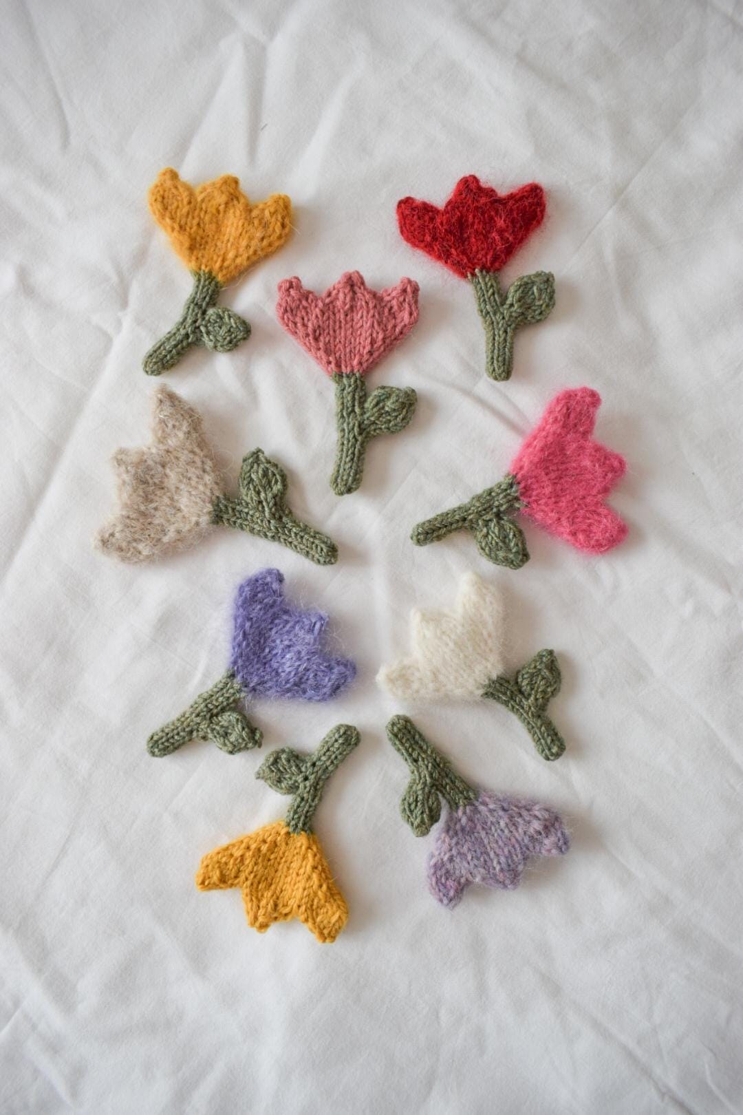 This Cute Tulip Knitting Pattern, Amigurumi, Knitting Design, Diy ...